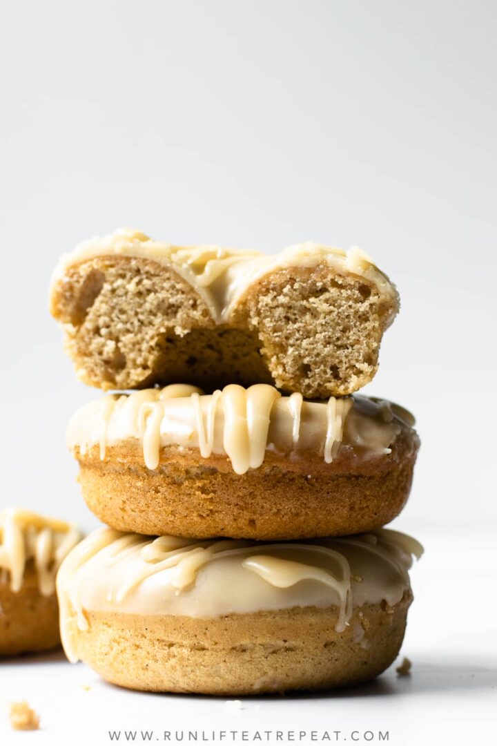 Baked Maple Frosted Donuts
