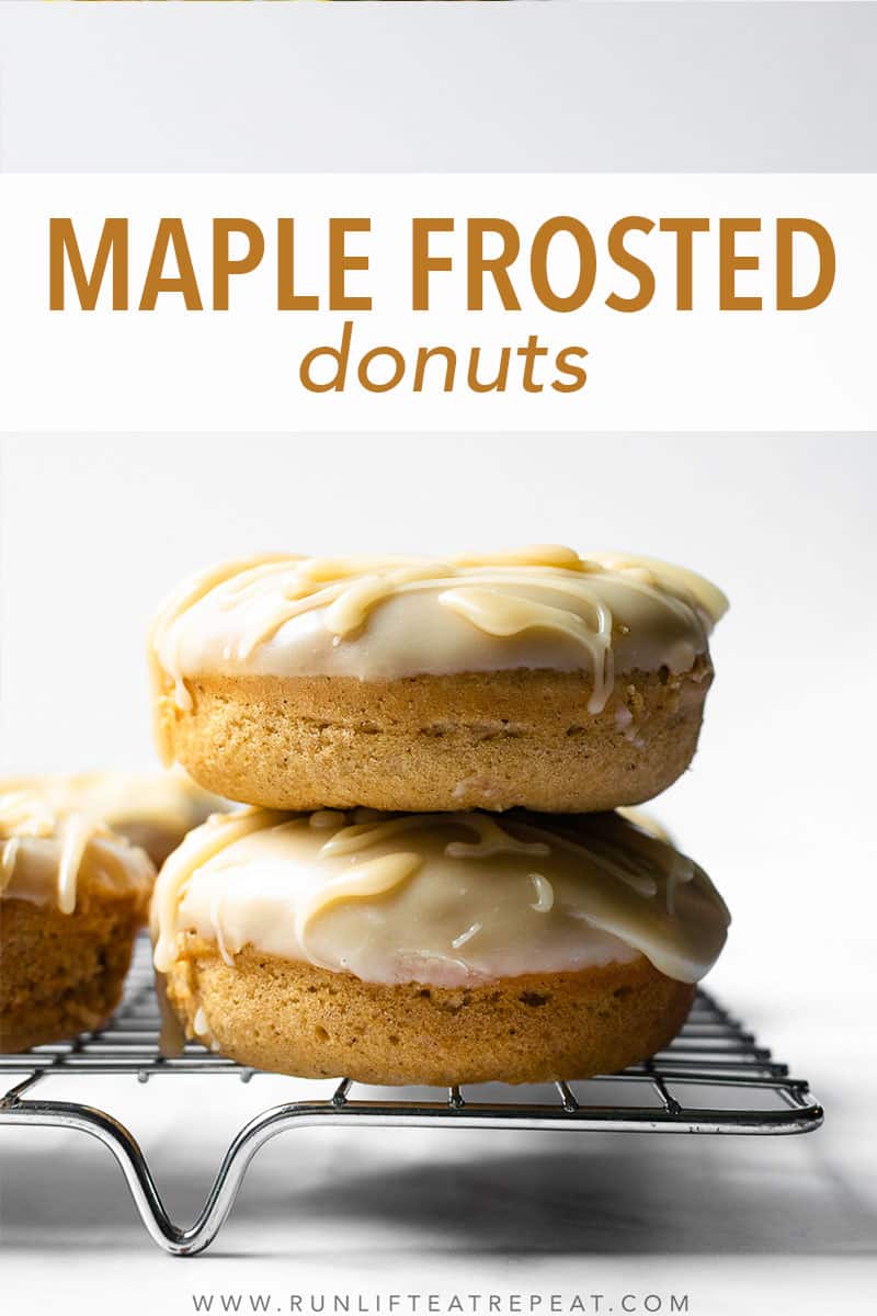 Baked Maple Frosted Donuts - Simple Everyday Recipes