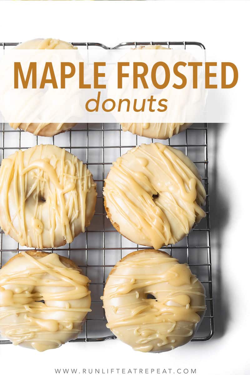 Baked Maple Frosted Donuts - Simple Everyday Recipes
