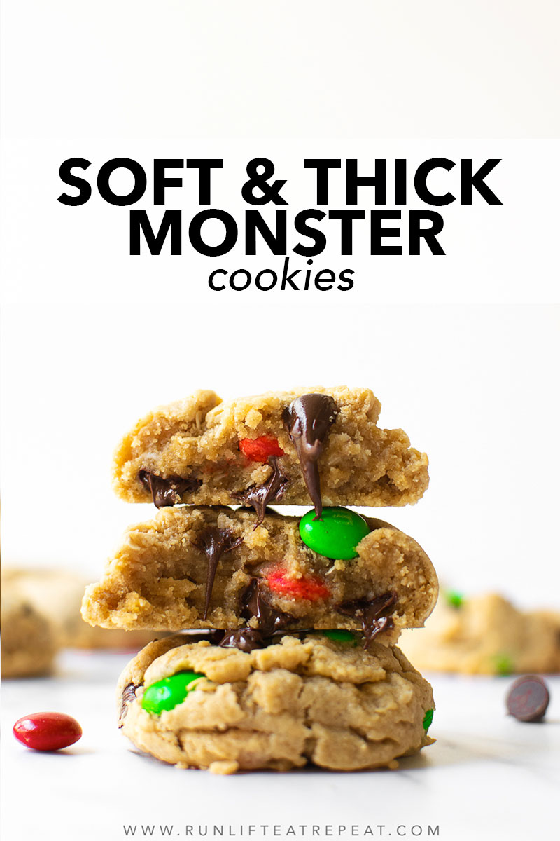 Soft & Thick Monster Cookies - Simple Everyday Recipes