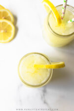 Frozen Lemonade (Mocktail or Cocktail!) - Simple Everyday Recipes