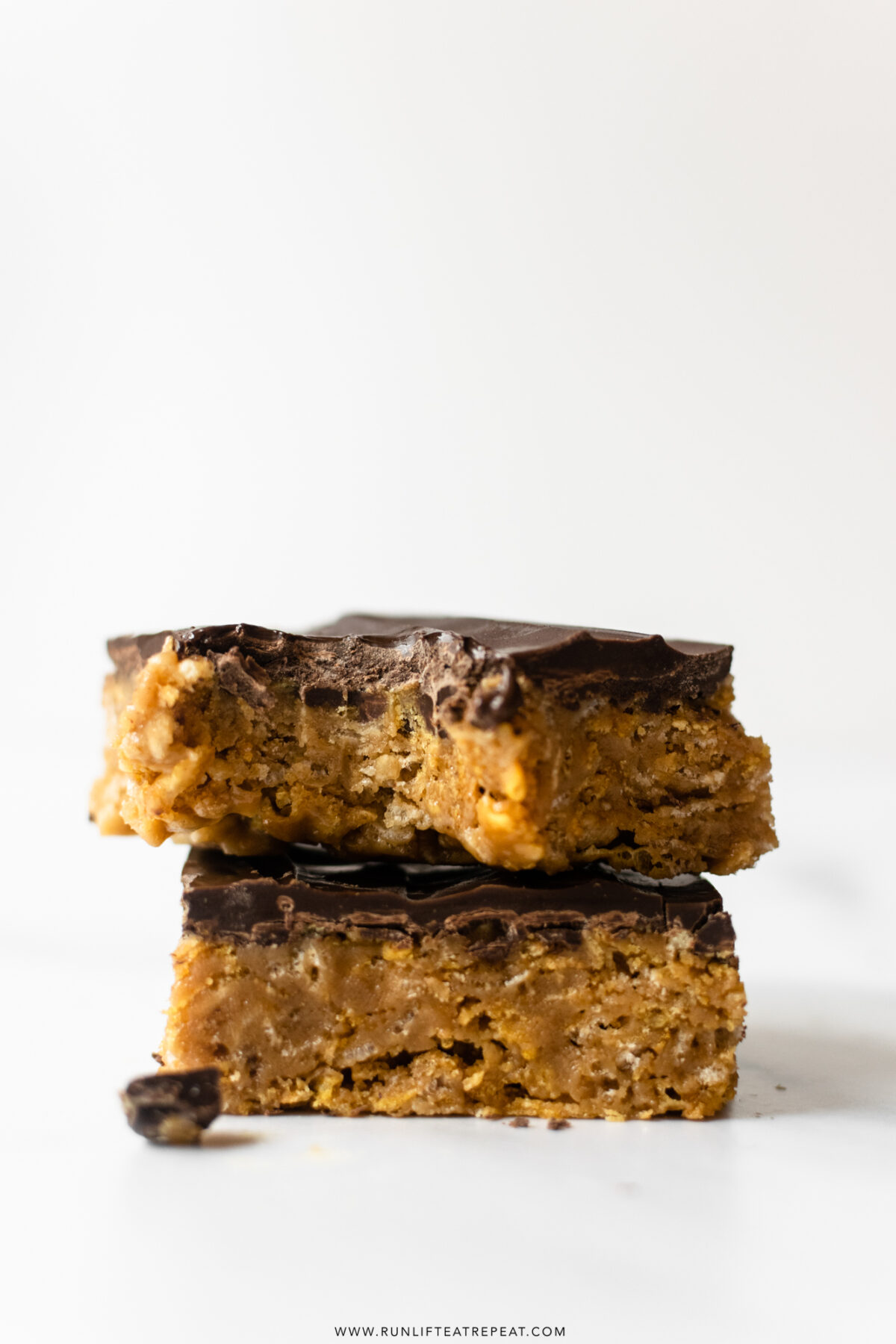 Chocolate Peanut Butter Crunch Bars - Simple Everyday Recipes