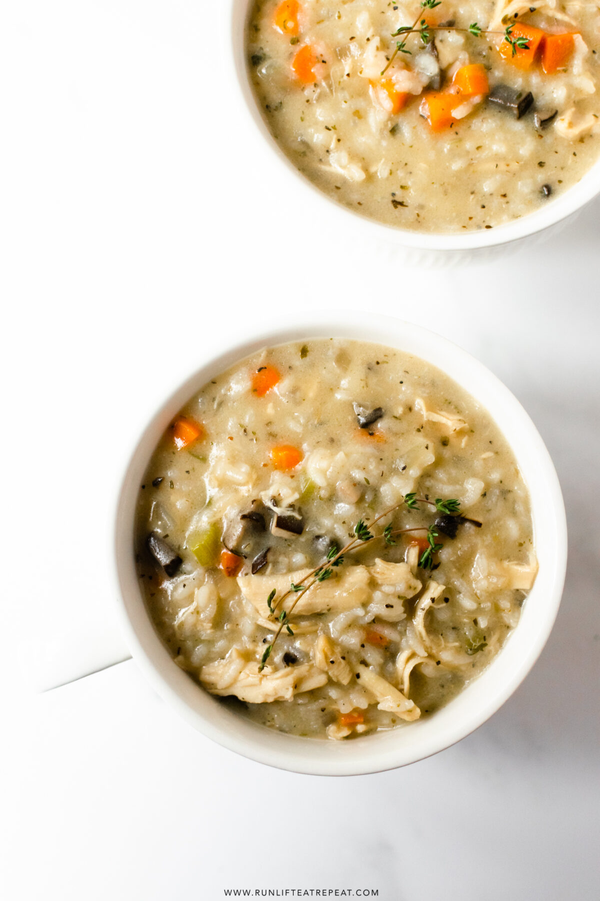 Slow Cooker Creamy Chicken and Rice Soup - Simple Everyday Recipes