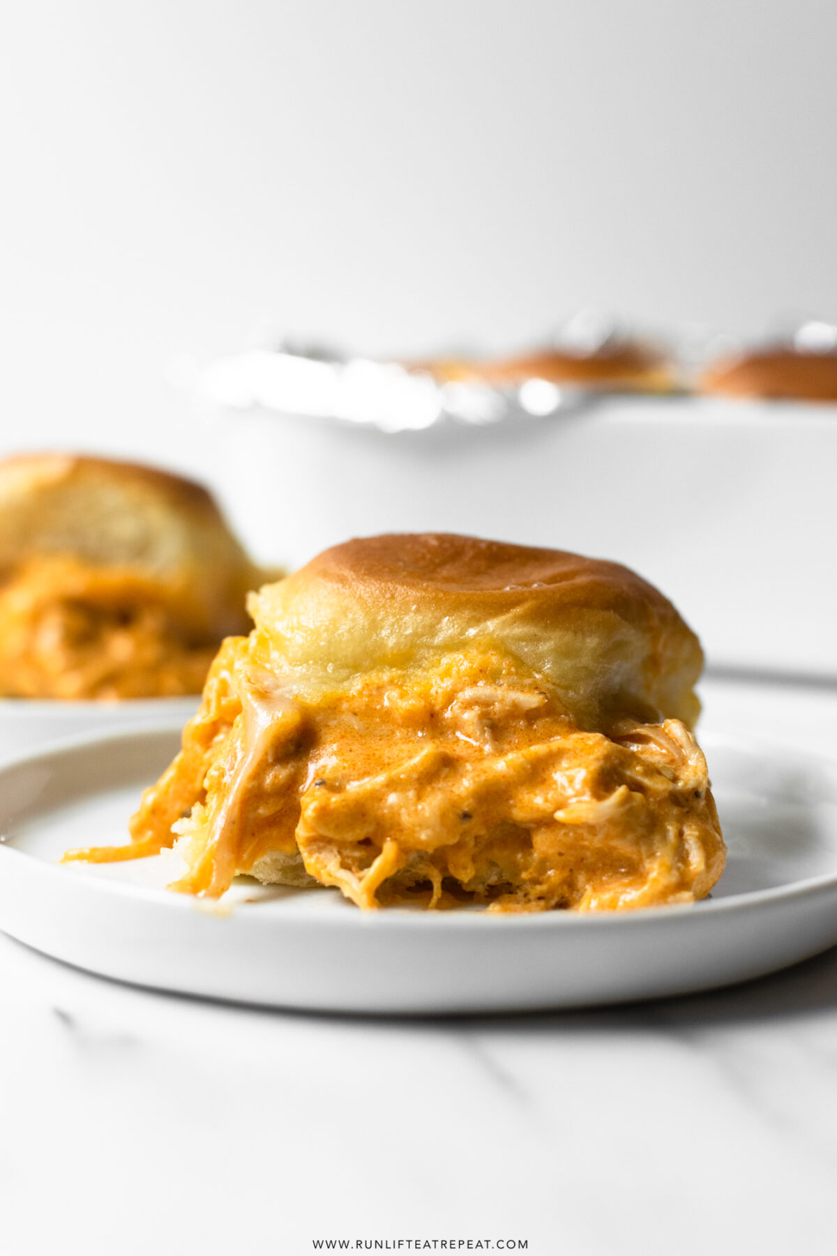 Slow Cooker Buffalo Chicken Sliders - Simple Everyday Recipes