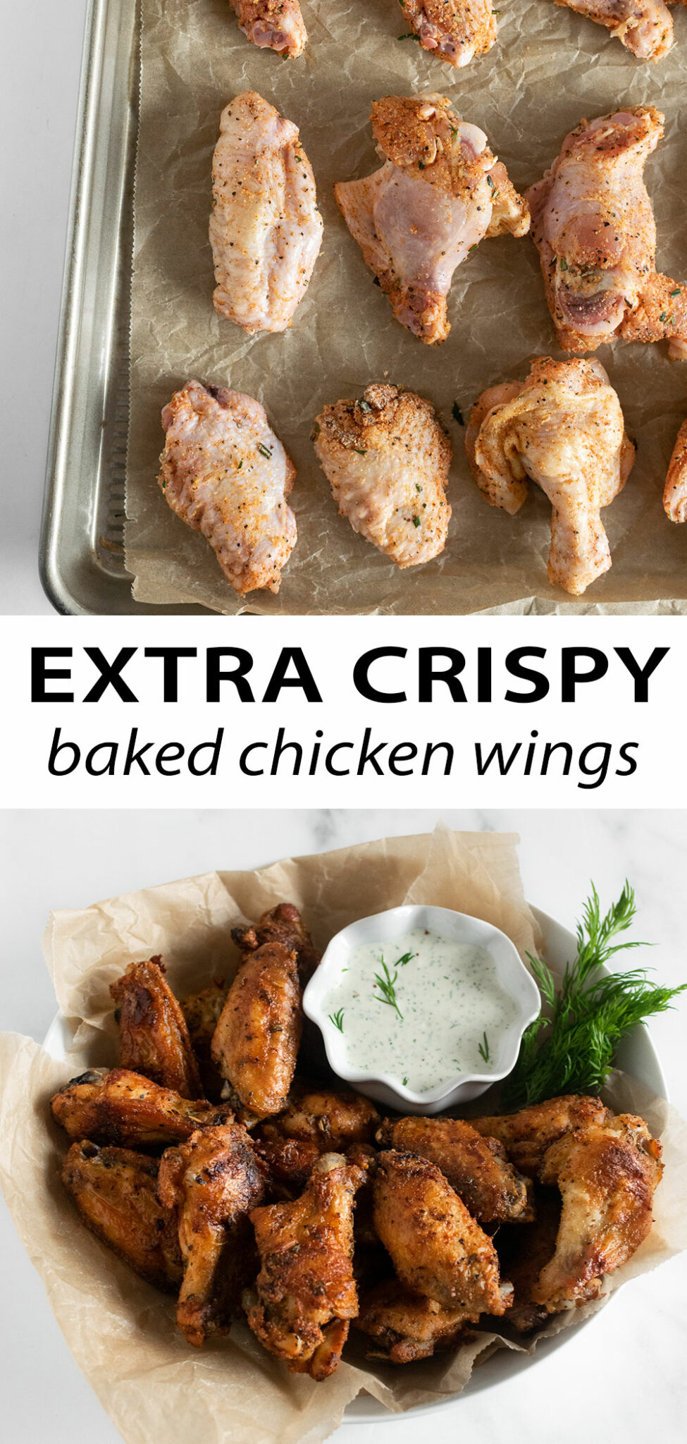 Extra Crispy Baked Chicken Wings - Simple Everyday Recipes