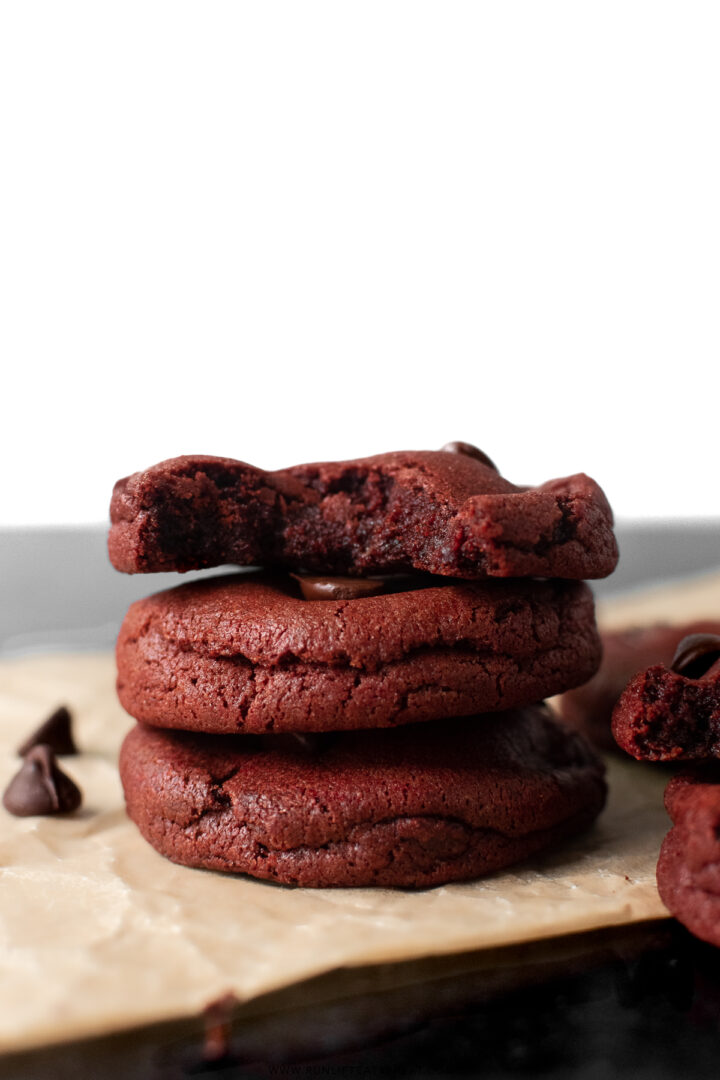 The Best Red Velvet Chocolate Chip Cookies - Simple Everyday Recipes