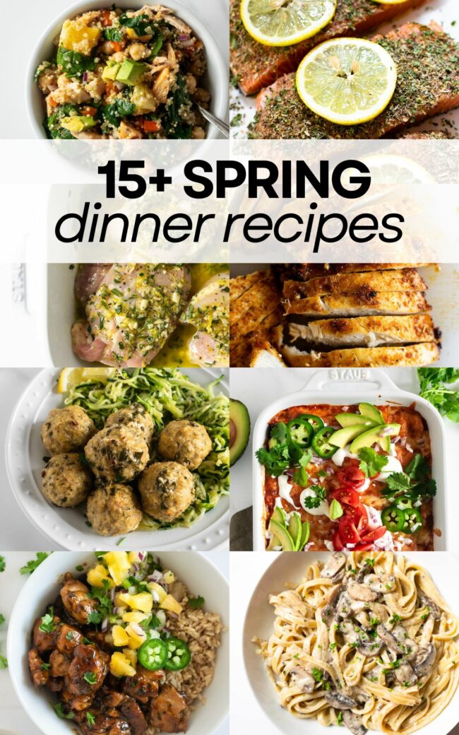 15+ Spring Dinner Recipes - Simple Everyday Recipes
