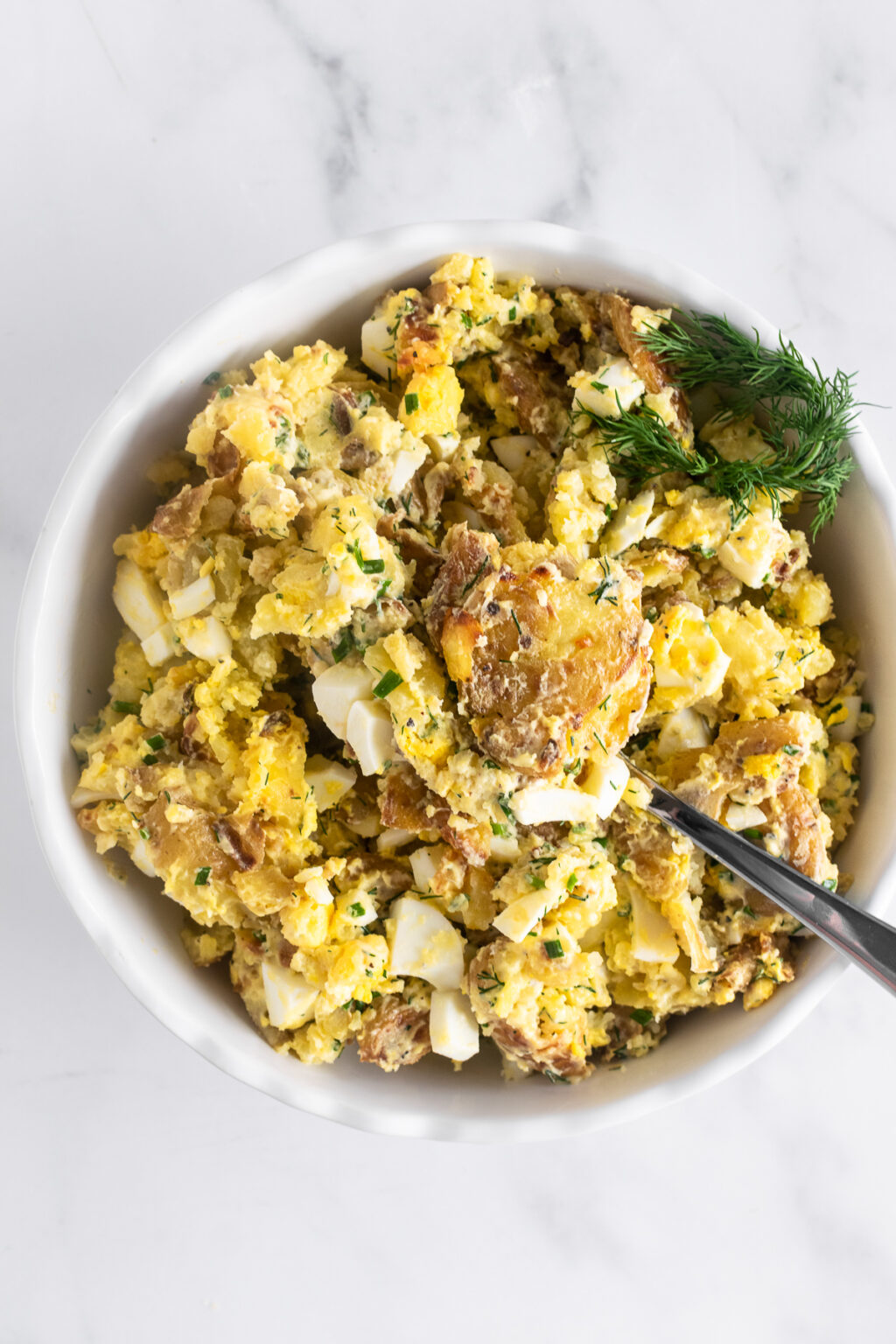 Herb Smashed Potato Salad Simple Everyday Recipes