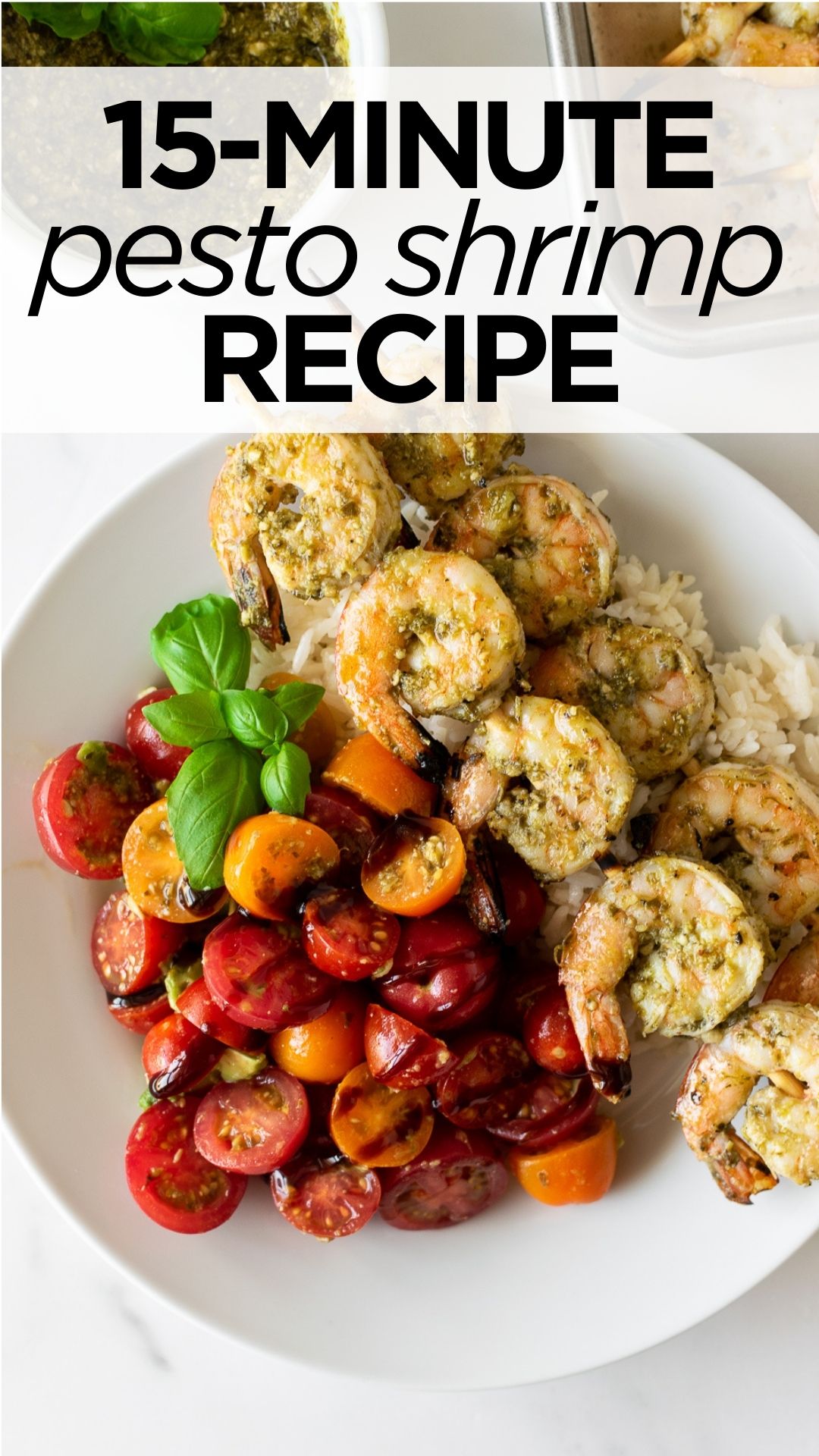 15-Minute Pesto Shrimp (Easy Recipe!) - Simple Everyday Recipes