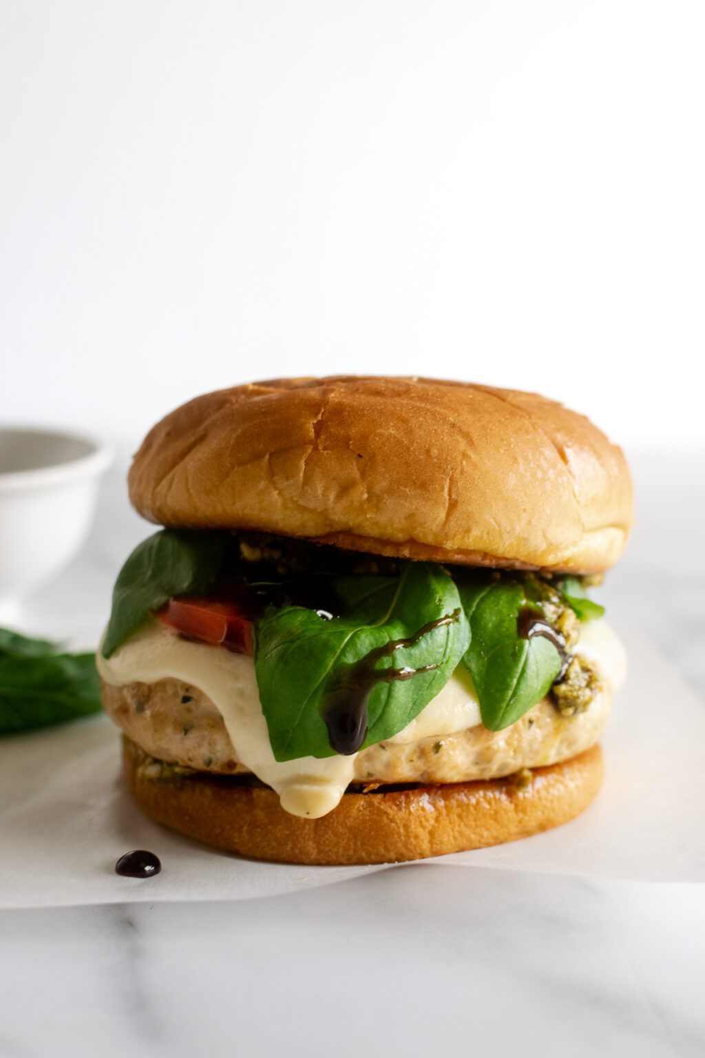 Chicken Caprese Burgers - Simple Everyday Recipes