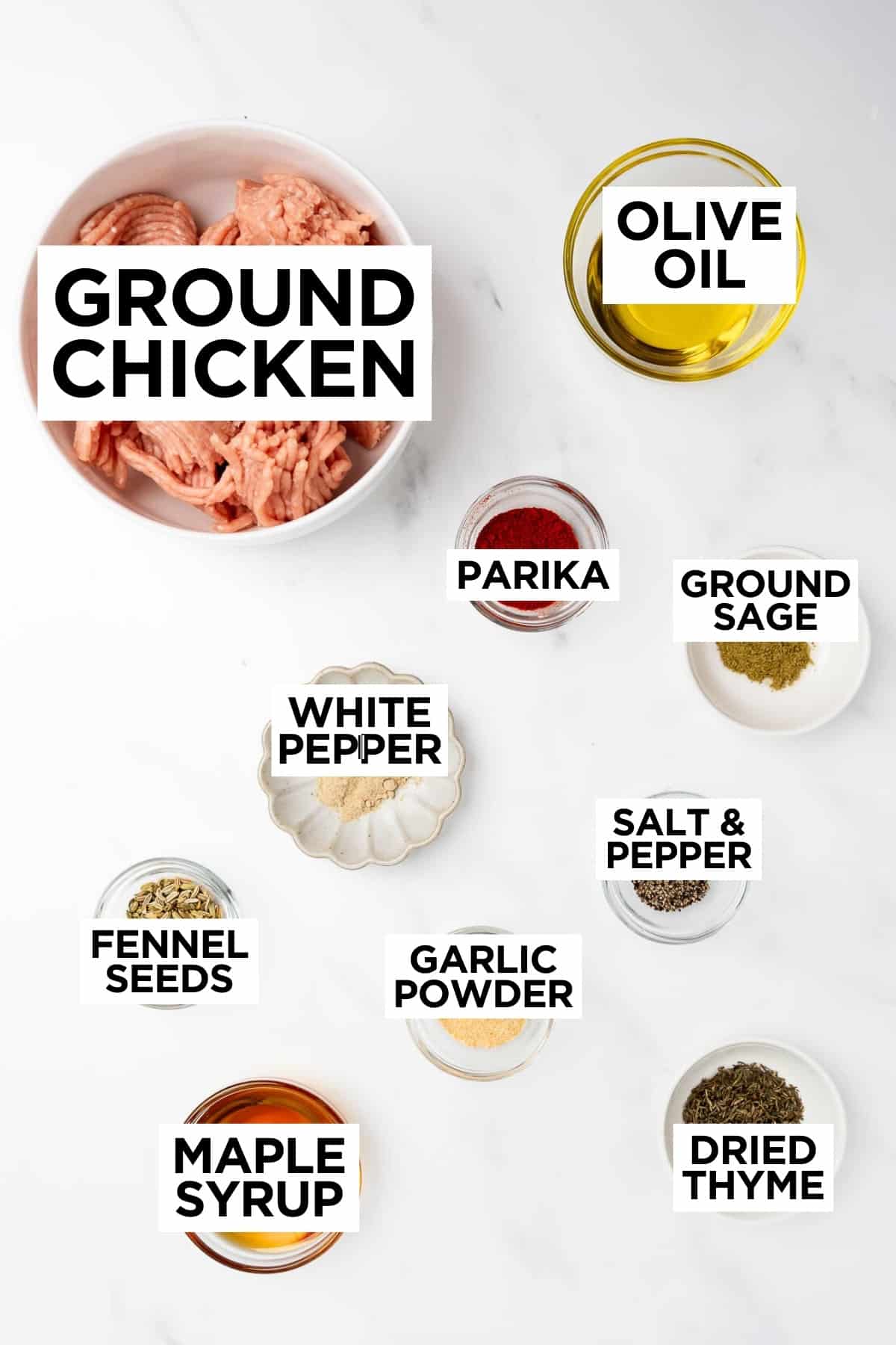 Maple Chicken Breakfast Sausage - Simple Everyday Recipes